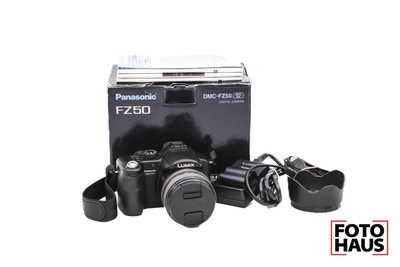 Lumix Panasonic DMC-FZ50 Digital Bridge Camera Black Leica Lens 1610 | eBay