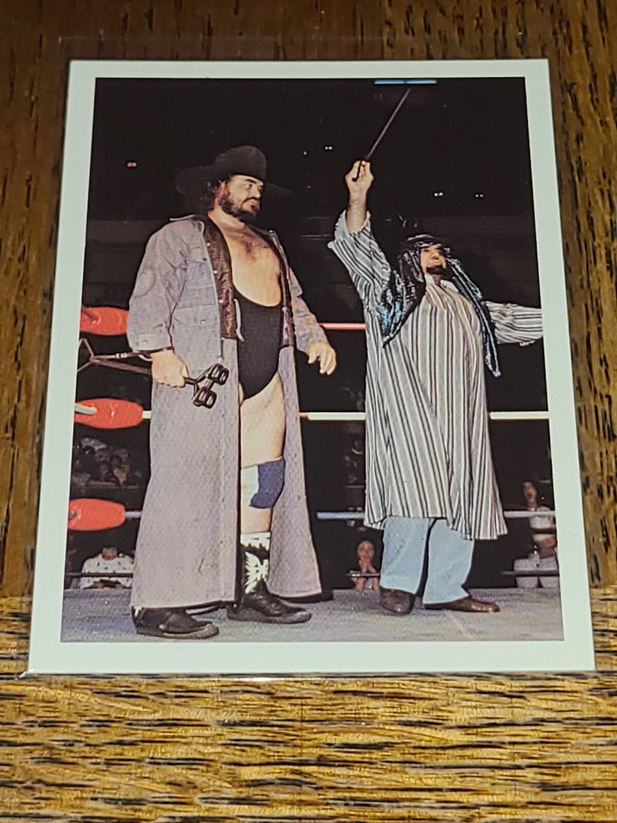 NWA WRESTLING SKANDOR AKBAR (WITH BLACK BART) 1988 WONDERAMA #235 | eBay