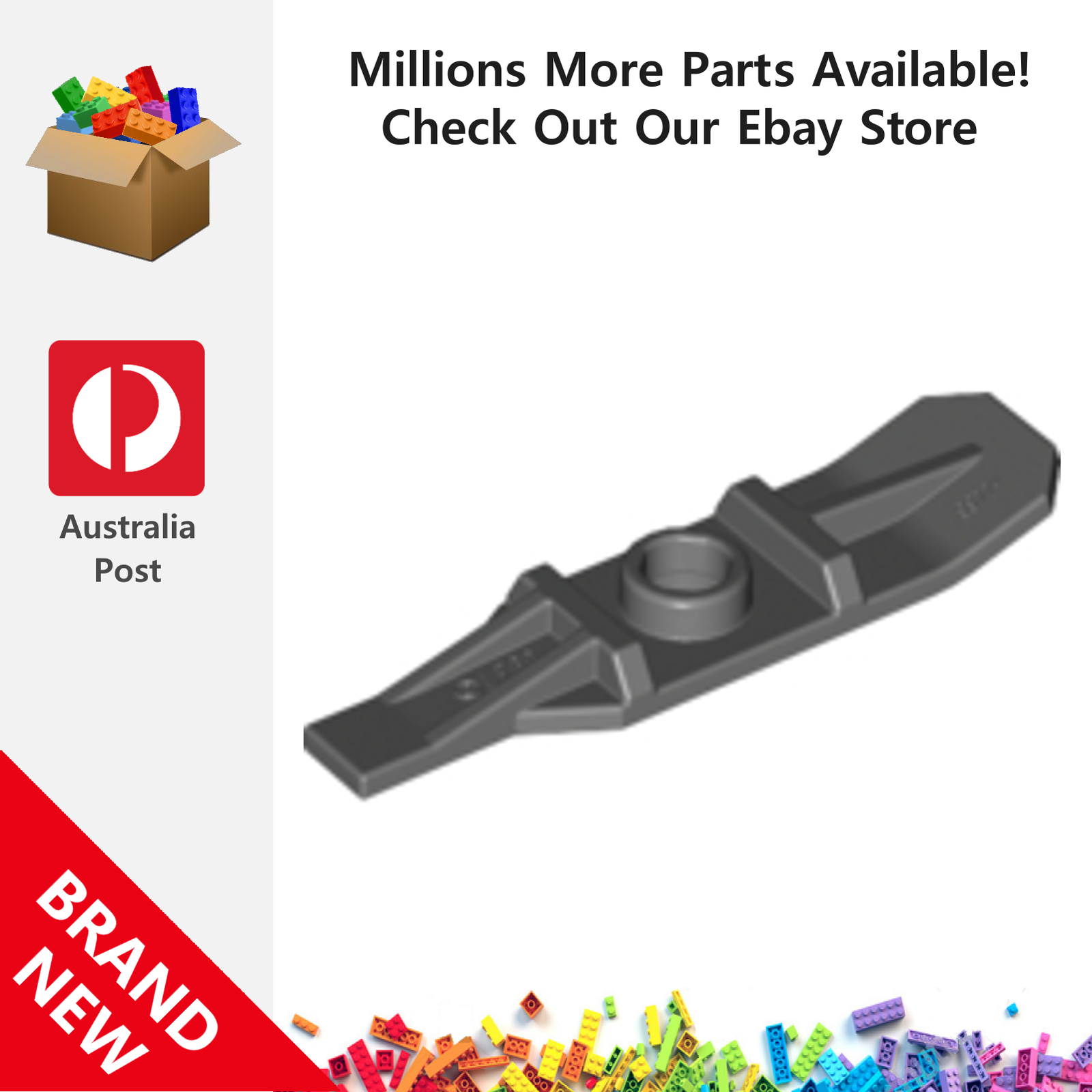 Genuine LEGO™ Dark Grey Minifigure Ski 99774 29178 6009683 6245288 New ...