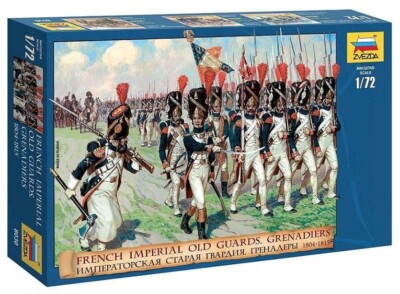 French Imperial Old Guards Grenadiers 1804 -1815 8030 ZVEZDA 1:72 New ...