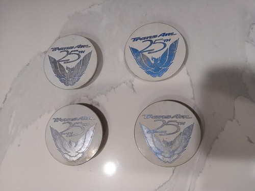 1994 Trans Am 25th Anniversary wheel 4CENTER CAPS hubcap pr rare 94 ...