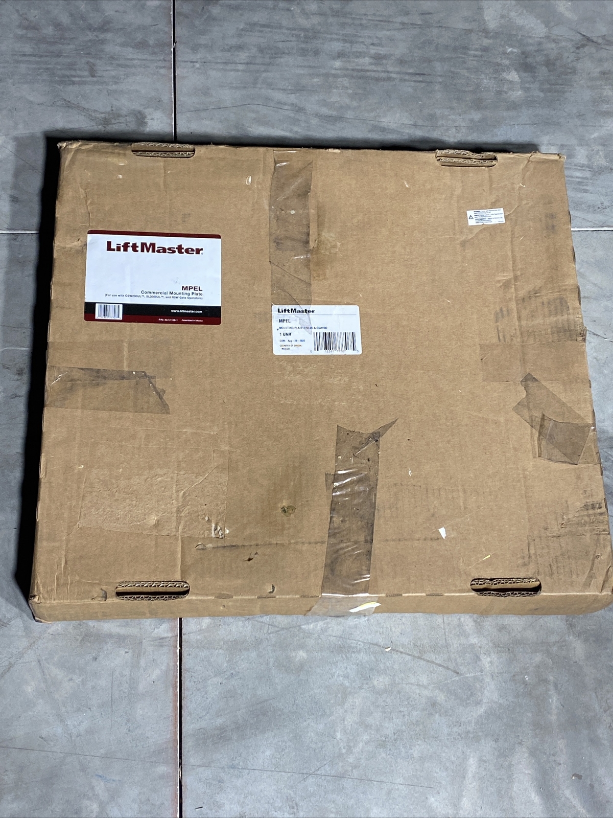 LiftMaster MPEL Mounting Plate Use With 5mkk7 and 5mkk8 for sale online ...