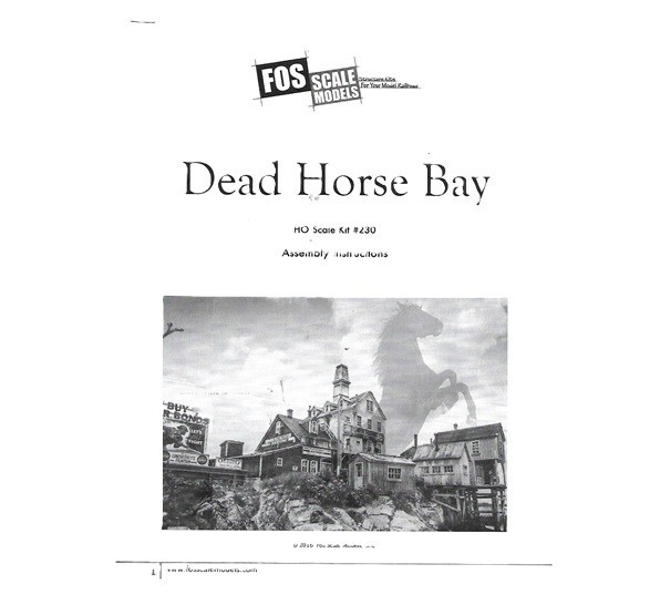 FOS 230 Dead Horse Bay Model Kit HO Scale | eBay