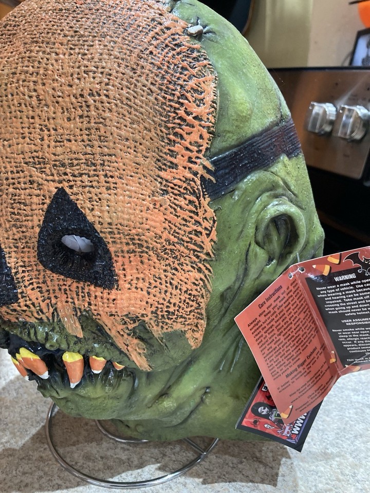 Trick Or Treat Studios Gluten Freak Latex Halloween Mask With Tags ...