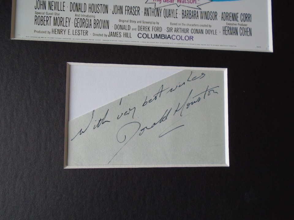 Donald Houston Genuine Signed Authentic Autographs - UACC / AFTAL. | eBay