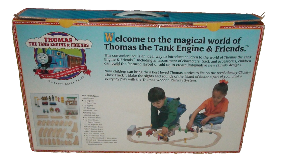 Thomas and Friends Wooden Railway Around the Barrel Loader Set | eBay