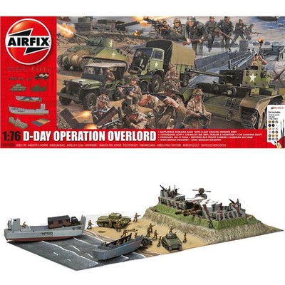 Airfix 1/76 D-DAY OPERATION OVERLORD Gift Set #A50162A Brand New FREE ...