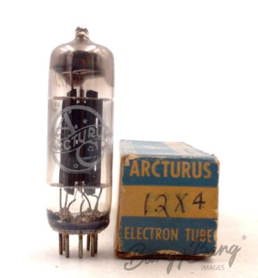 Arcturus 12X4 Full Wave Cathode Power Rectifier Audio Vacuum Tube Valve ...