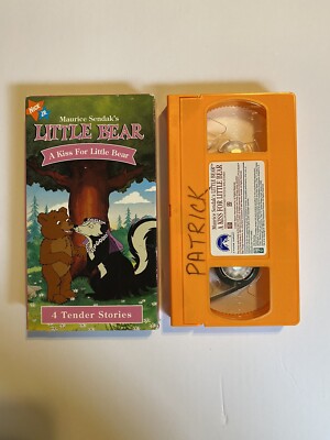 Vintage Nickelodeon Little Bear Kiss For Little Bear Vhs Tape Nick Jr ...