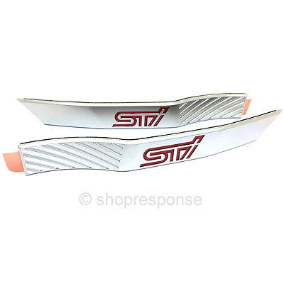 OEM Subaru 08-14 Impreza WRX STi Front Fender STi Side Moldings Silver ...