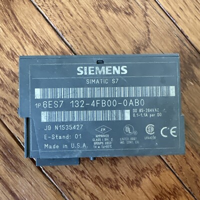 Siemens 6ES71324FB000AB0 I/O Module | eBay