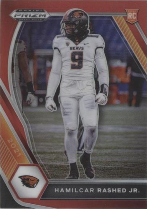 2021 Panini Prizm Draft Picks - Hamilcar Rashed Jr. #141 Red Prizm /299 ...