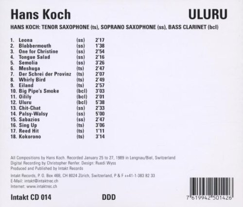 Hans Koch Uluru (CD) | eBay