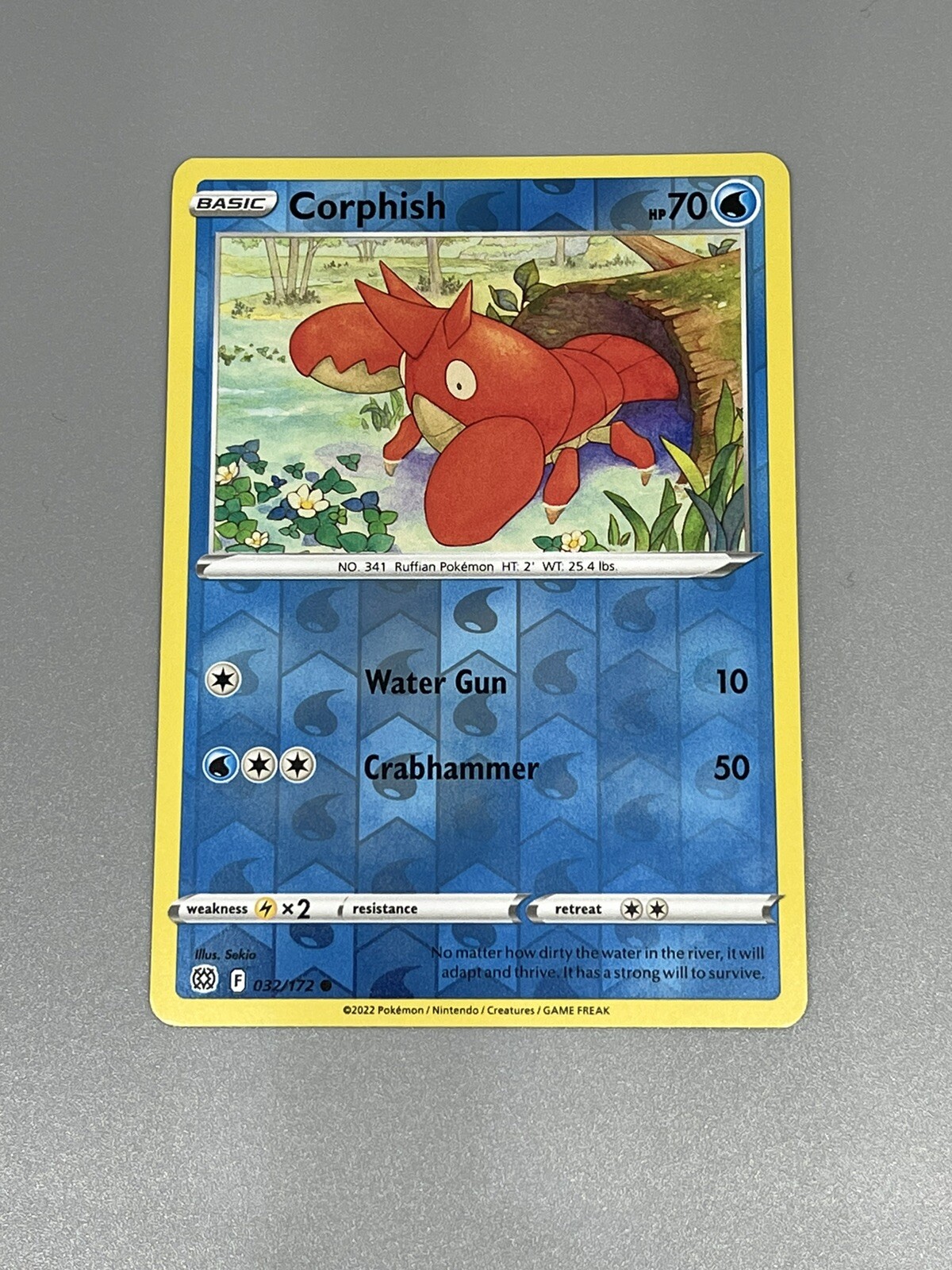 Corphish Pokemon Brilliant Stars TCG 032/172 Common Reverse Holo | eBay