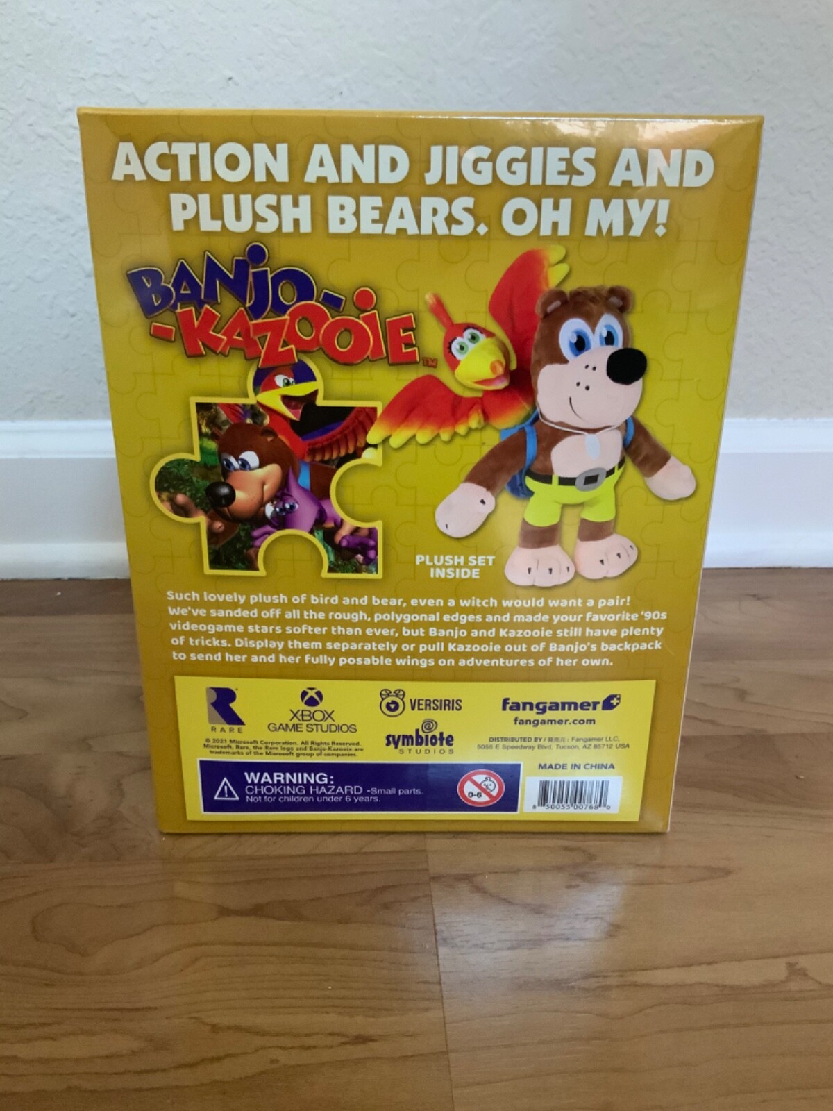 Banjo-Kazooie Plush Set 9" & 6" *Official* Rare Posable Plushie in ...