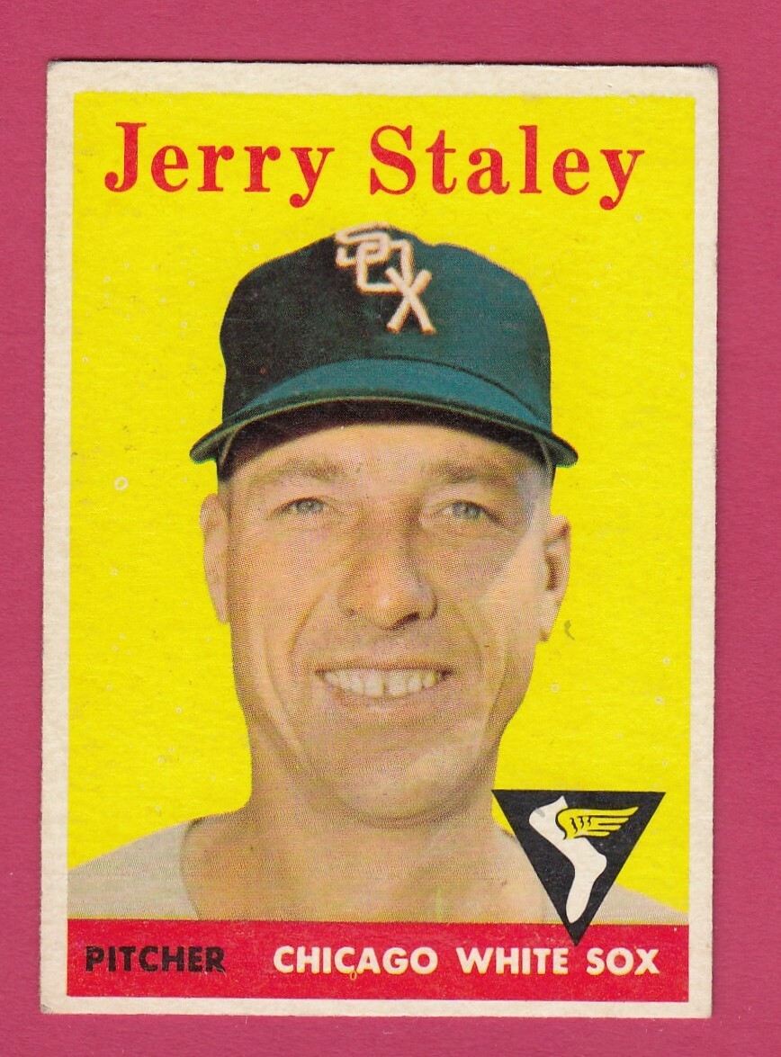 1958 Topps Baseball Card # 412 Jerry Staley -- White Sox (EX) | eBay