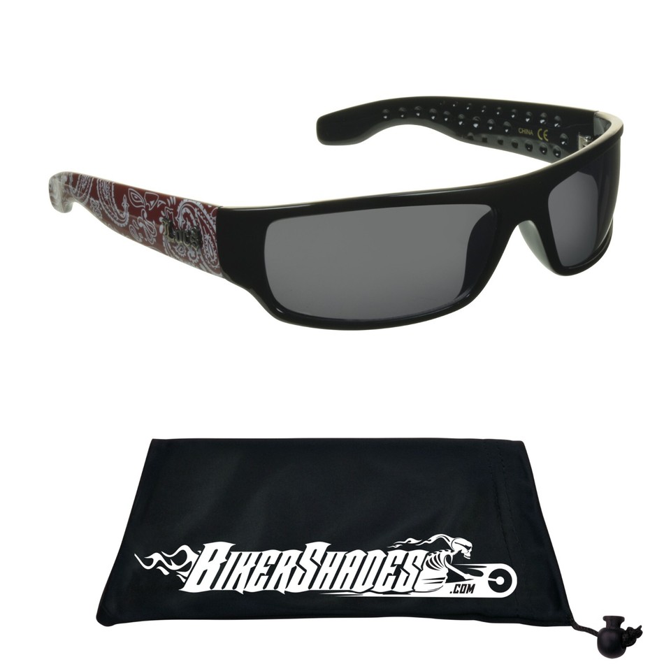 Authentic LOCS Sunglasses Black Gangster Shades Super Dark Cholo ...