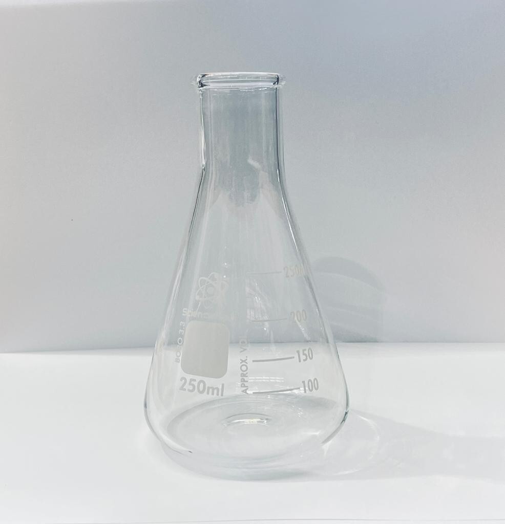 Erlenmeyer Conical Flask Premium Borosilicate Glass Kit 250ml X 4 | eBay