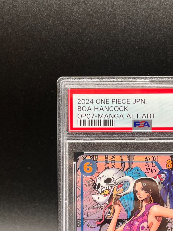 PSA 10 Boa Hancock OP07-051 Comic Parallel Manga Alt Art ONE PIECE Card ...