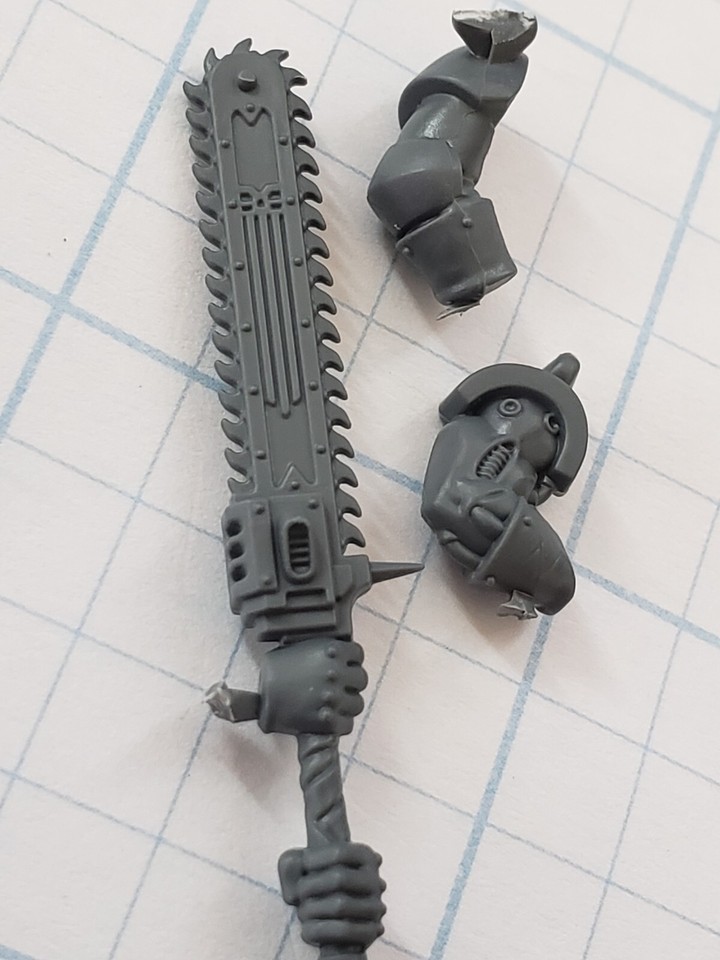 Warhammer 40k World Eaters Bits Khorne Berzerkers Khornate Eviscerator ...