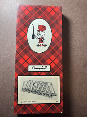 CAMPBELL HO HOWE TRUSS BRIDGE 305 NEW IN OPEN BOX MODEL KIT WOOD | eBay