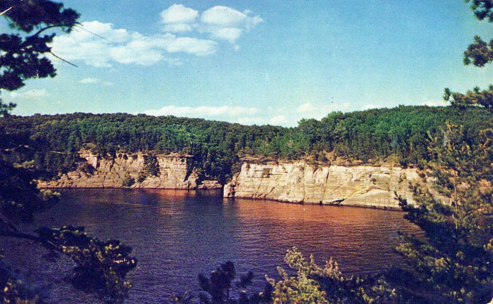 Sunset Cliffs Wisconsin Dells Wisconsin Postcard P1552 Unposted | eBay
