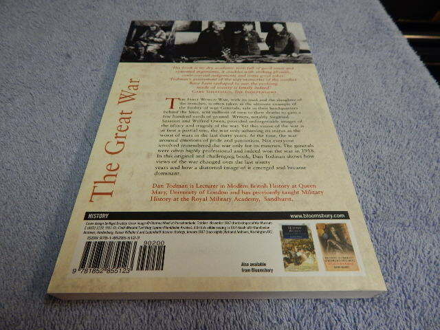 The Great War : Myth and Memory by Dan Todman (2007, UK-Trade Paper ...