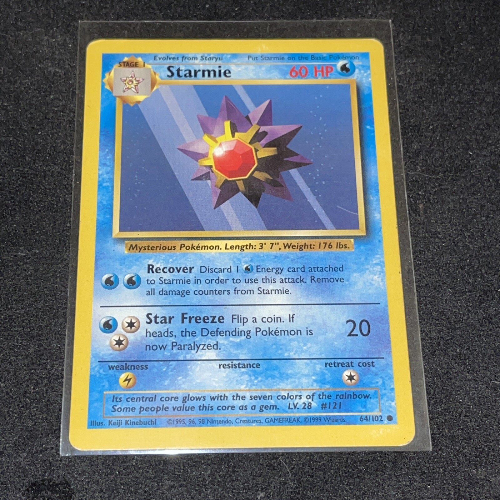 STARMIE - Base Set - 64/102 - Common - Pokemon Card - Unlimited Edition ...