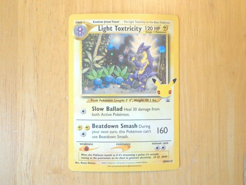 2021 Pokemon Celebrations TCG Light Toxtricity PROMO SWSH137 | eBay