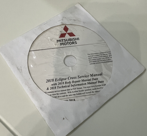 2018 Mitsubishi Eclipse Cross Service Shop Repair Manuals on CD DVD | eBay