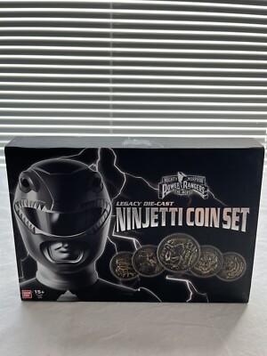POWER RANGERS LEGACY NINJETTI DIECAST MORPHER COINS SET MIGHTY MORPHIN ...