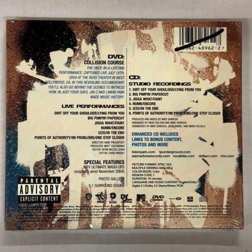 Collision Course by Jay-Z Linkin Park (CD DVD 2004) Brand New Factory ...