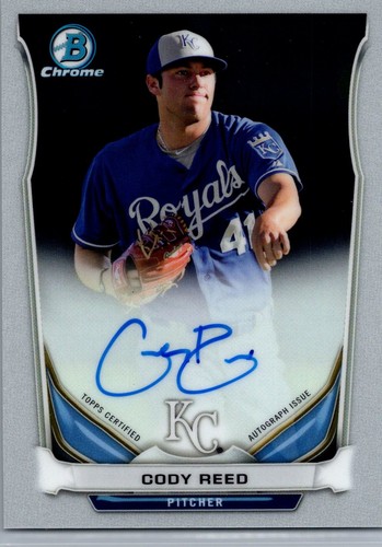 2014 Bowman Chrome #BCAP-CR Cody Reed Kansas City Royals Auto | eBay