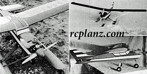 R/C AIRPLANE PLANS & PATTERNS: Trident 70" Wingspan - .60 RC Sport ...