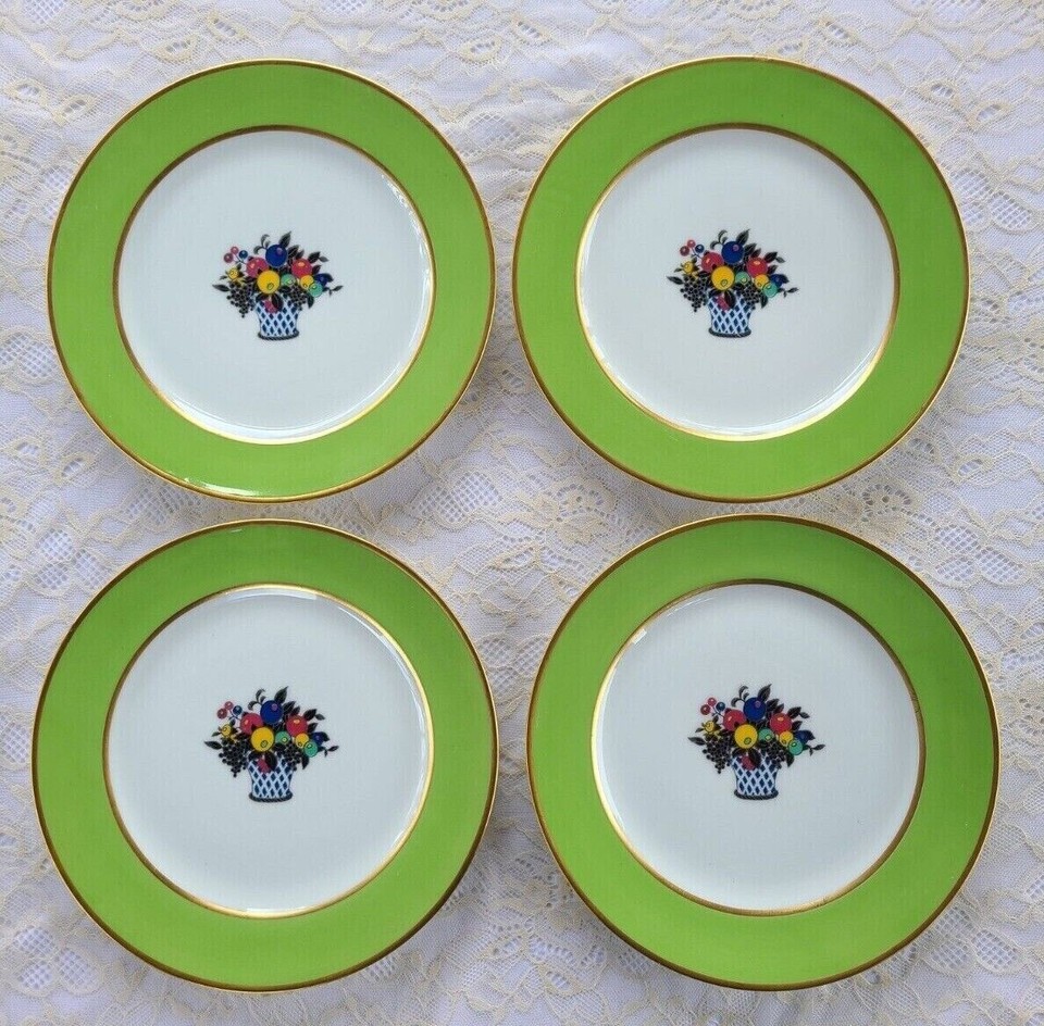 Limoges Plates, Dinner Size Art Nouveau, French Depose, Antique, Set 4 ...