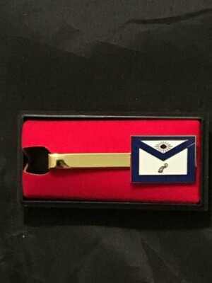 Senior Steward Apron Tie Bar Necktie Gold Color Masonic Freemason ...