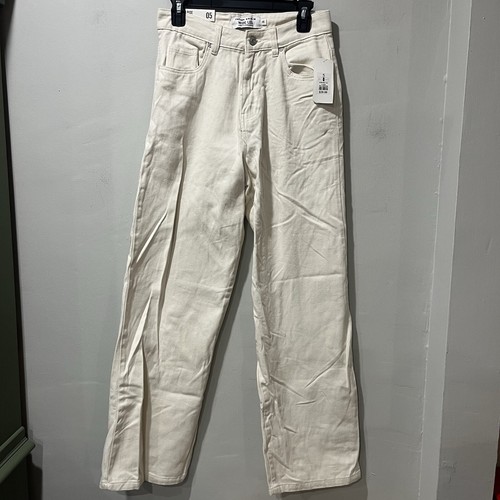 NEW Refuge jeans for women high rise wide leg off white Size 5 Juniors ...