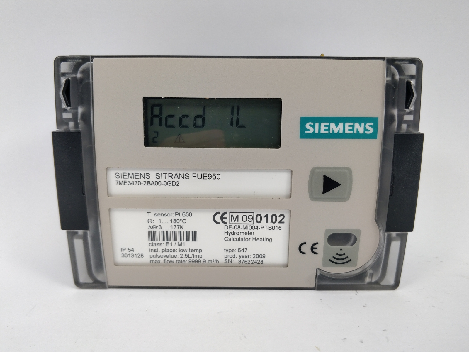 Siemens 7ME3470-2BA00-0GD2 SITRANS FUE950 Calculator Heating | eBay.de