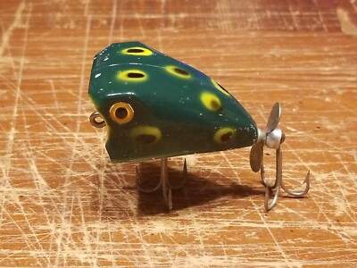 (Very Rare) Gudebrod Bippie Topwater Chunk Bait Lure - Frog Color ...