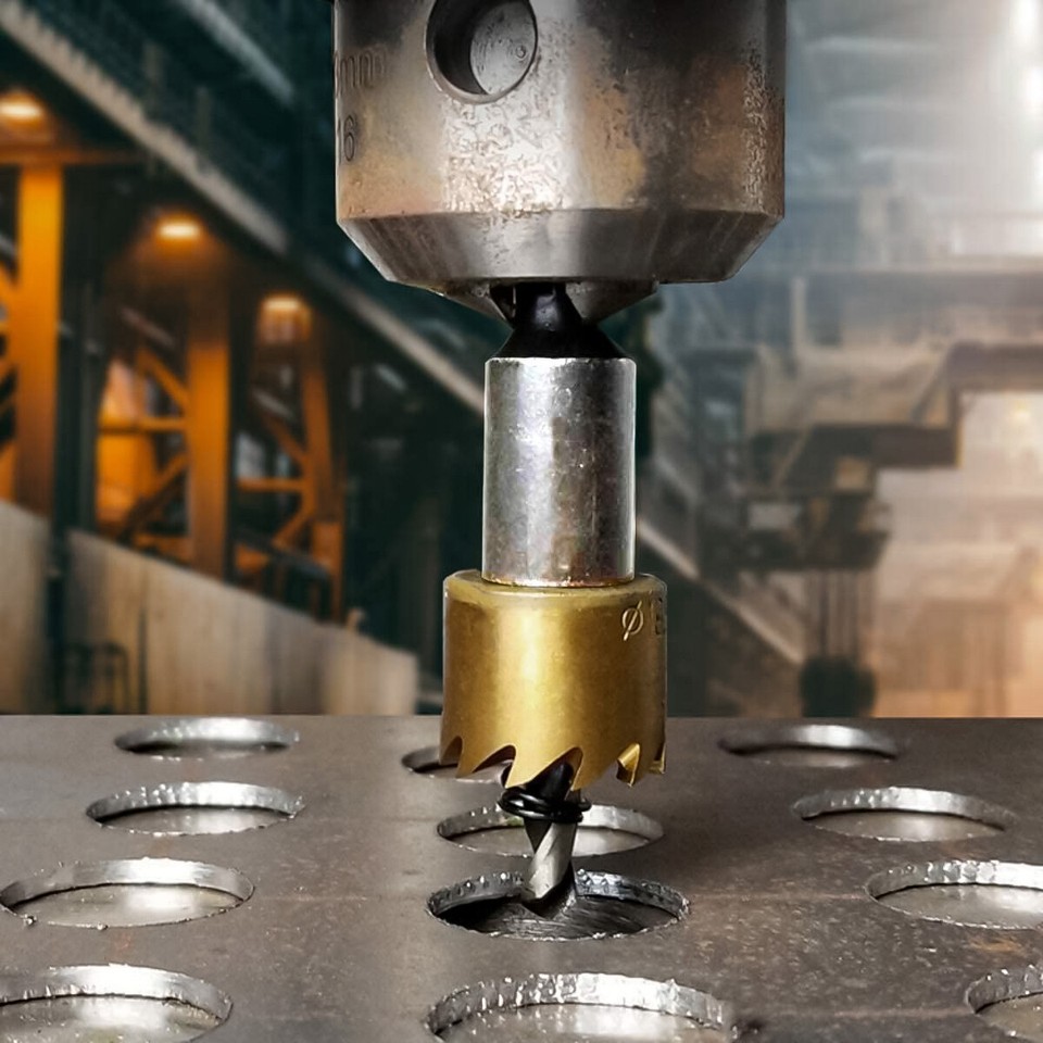 5PCS Hole Saw Tooth Kit HSS Drill Bit Set Cutting Tools for Metal Wood ...