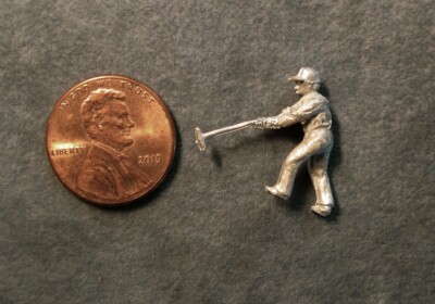 Gandy Dancers HO Scale Metal Unpainted Figure " Man with Sledge Hammer ...