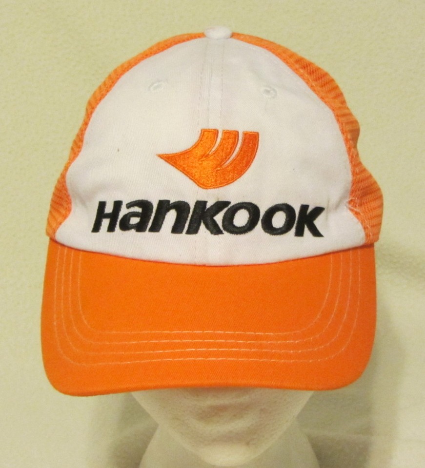 Hankook tire strapback trucker type hat/cap mens OSFA/M ~ NWOT/D | eBay
