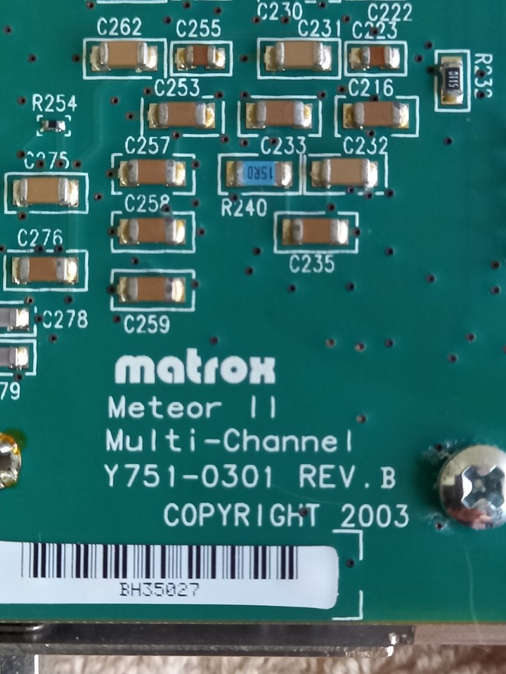 matrox Meteor-11 Multi Channel Y751-0301 REV. B / used | eBay