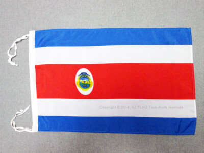 DRAPEAU COSTA RICA 45x30cm - PAVILLON COSTARICAIN 30 x 45 cm haute ...