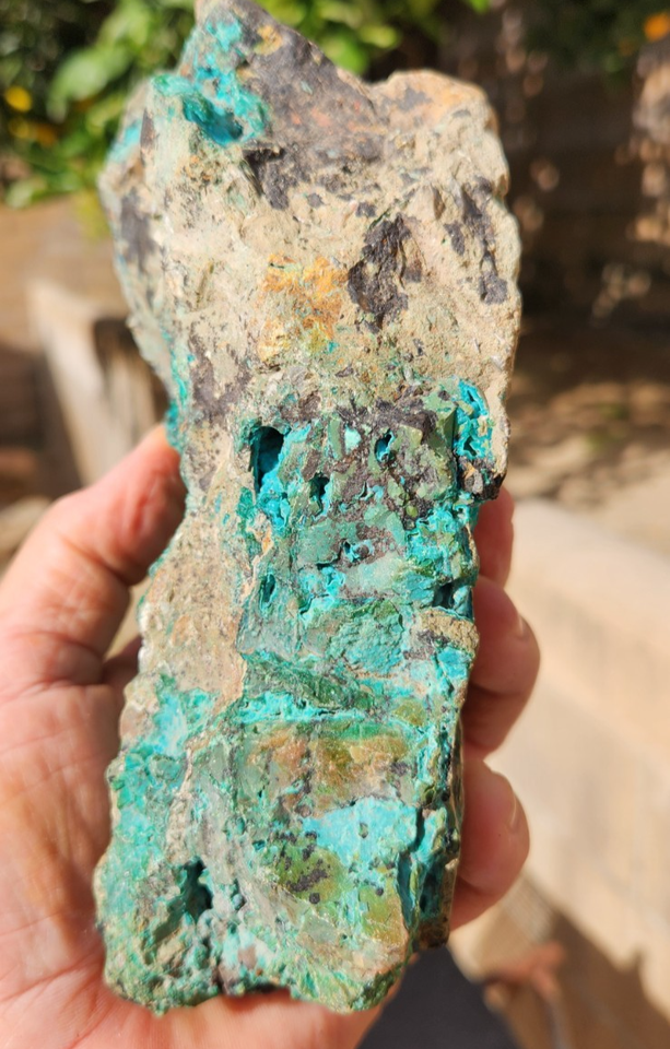 Chrysocolla Beautiful Rough Specimen Rock 7"X3.5"X2.5" 3 Pounds See ...