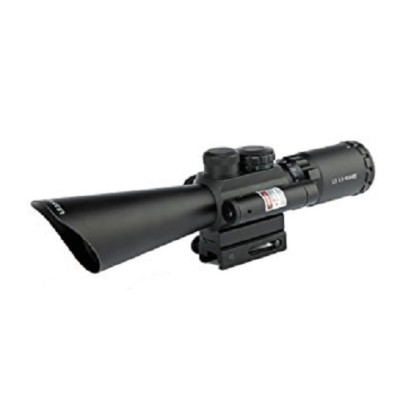 Spike 3.5-10x40E M8 Scope With Red Laser Pointer Sight For Hunting ...