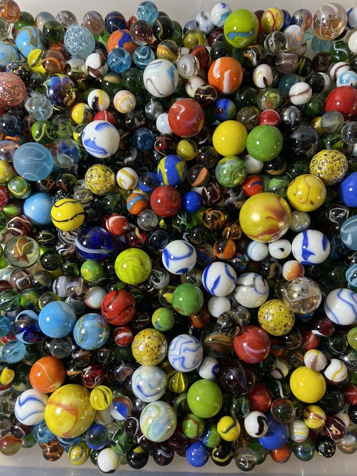 MARBLES SPECIAL COLLECTION -FANCY MIX MARBLES 2 POUNDS More Scooters | eBay
