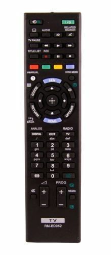 Remote Control Replacement for SONY TV RM-ED050 RM-ED052 RM-ED053 RM ...