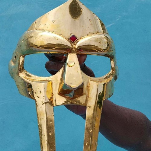 MF Doom Gladiator Mask 18 ga Medieval Limited Edition Golden Finish ...