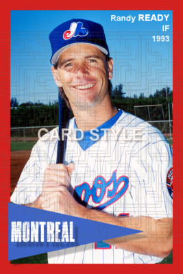Randy Ready - 1993 Montreal Expos - choose a size - full color print | eBay